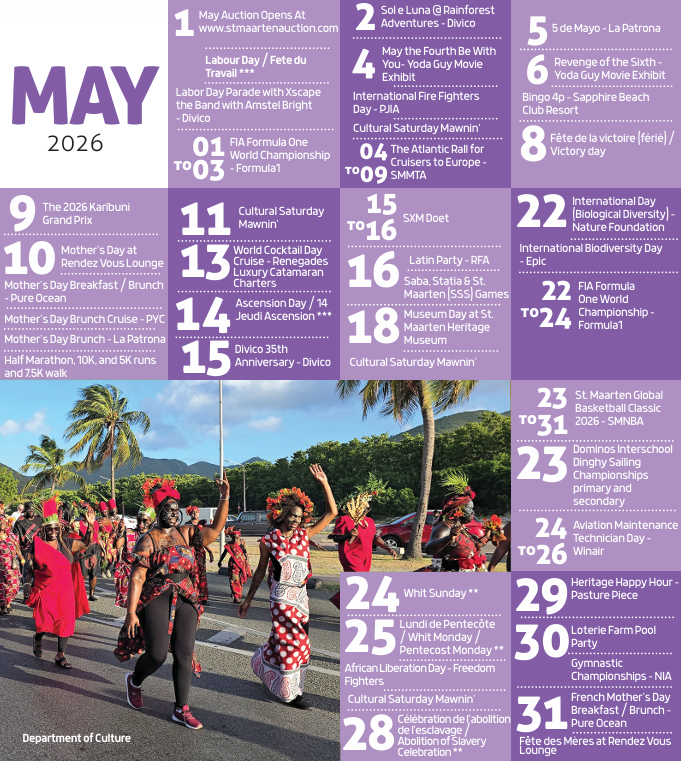 St. Maarten Events Calendar 2025 – Annual Events & Festivals Guide